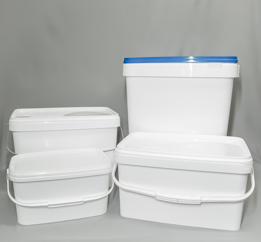 Rectangular plastic bucket - 5.7Ltr, 33Ltr from CJK Packaging
