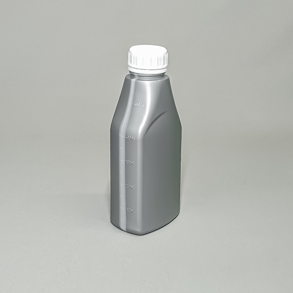 Rectangular HDPE Plastic Oil Bottle -500ml, 1 Litre | 30% PCR